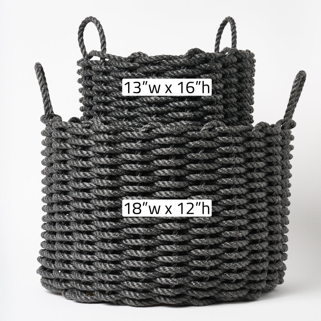 Braided Lobster Rope Basket | Sand | The Rope Co