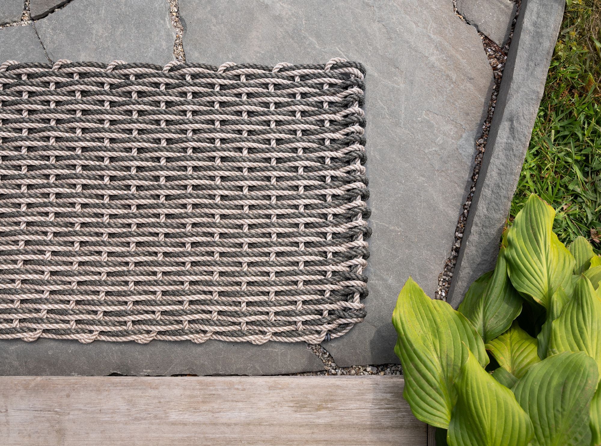 Sand + Forest Doormat | Woven Lobster Rope Doormats | The Rope Co