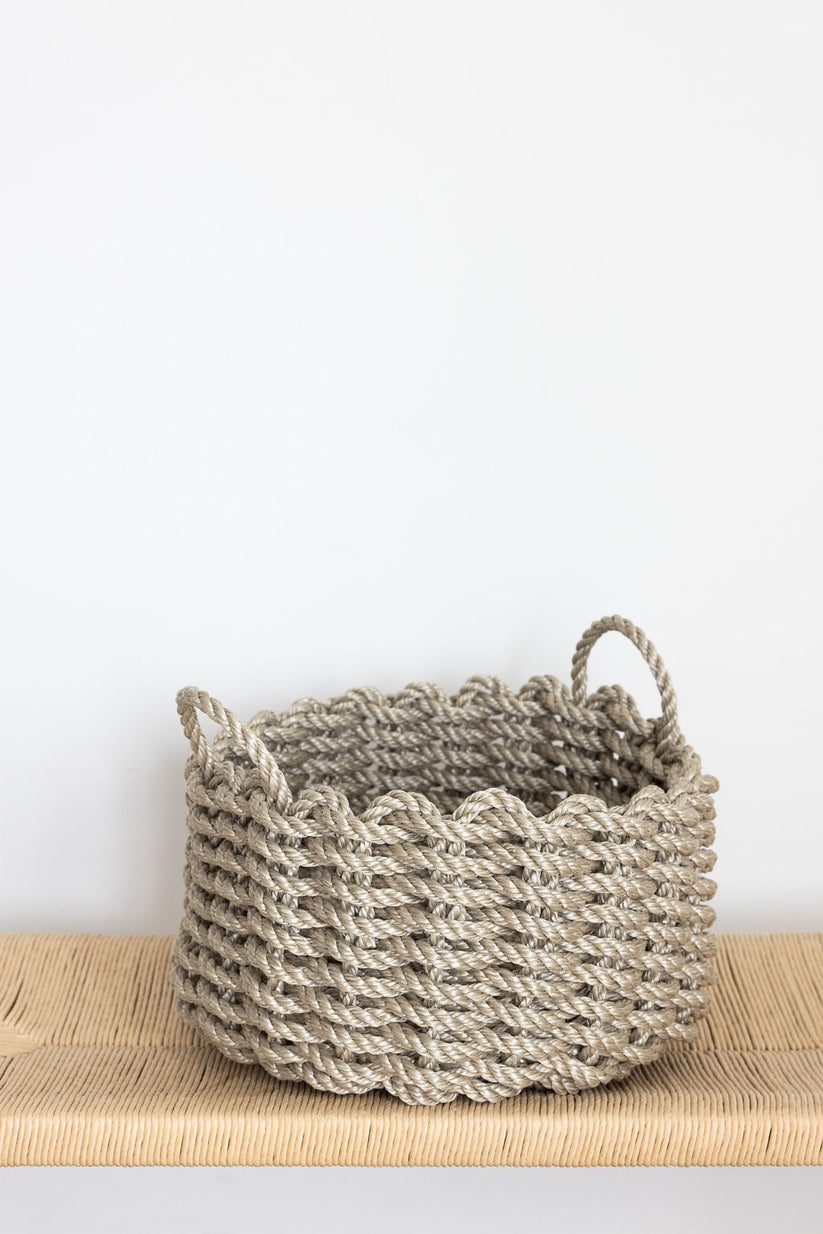 Heritage Rope Basket | Sand | The Rope Co